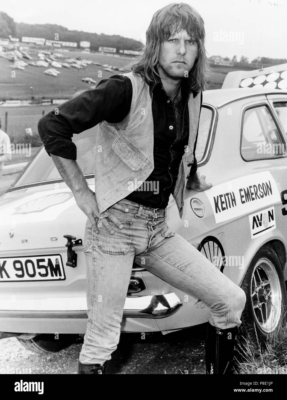 emerson lake & palmer, keith emerson, 1974 Stock Photo - Alamy
