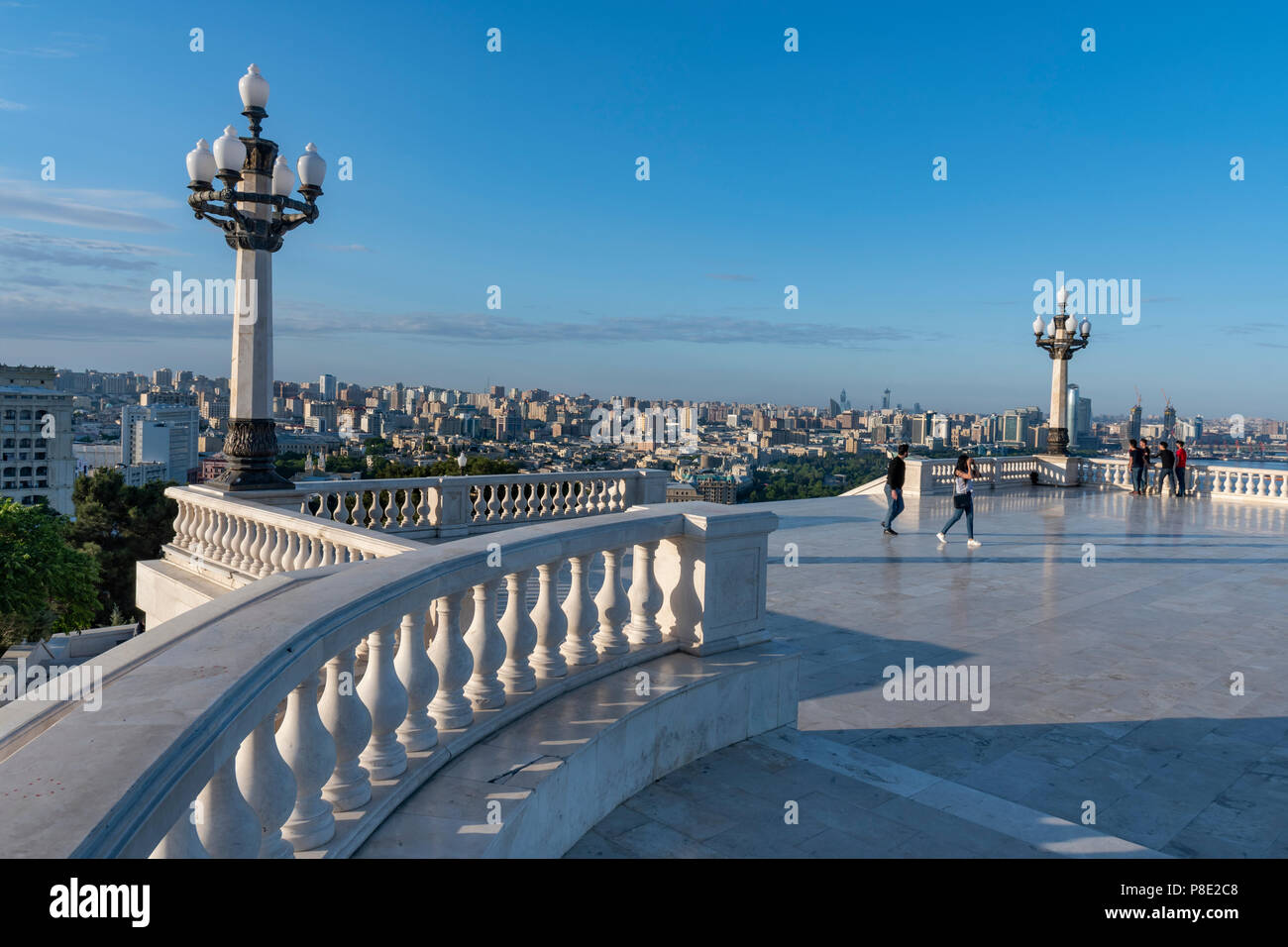 View of The Dagustu Park(Highland Park) in Baku,Azerbaijan Stock Photo ...