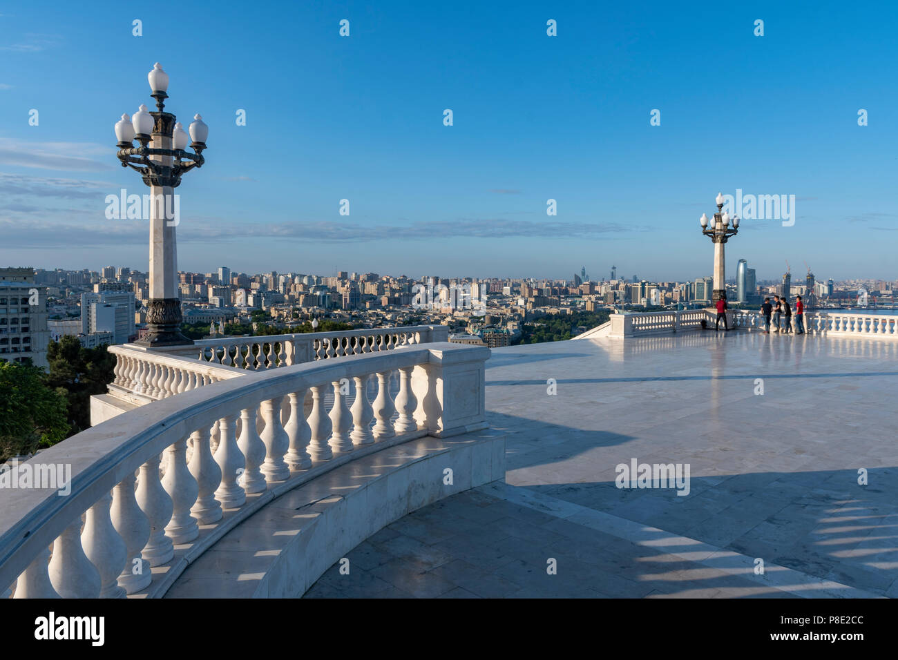 View of The Dagustu Park(Highland Park) in Baku,Azerbaijan Stock Photo ...