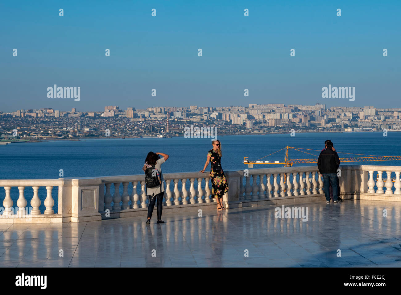 View of The Dagustu Park(Highland Park) in Baku,Azerbaijan Stock Photo ...