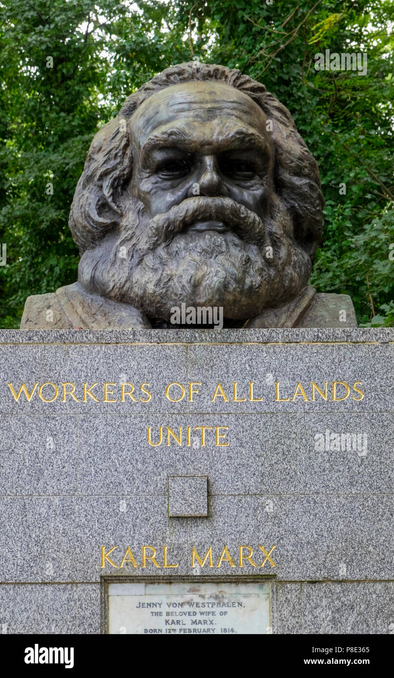 Karl marx grave hi-res stock photography and images - Alamy