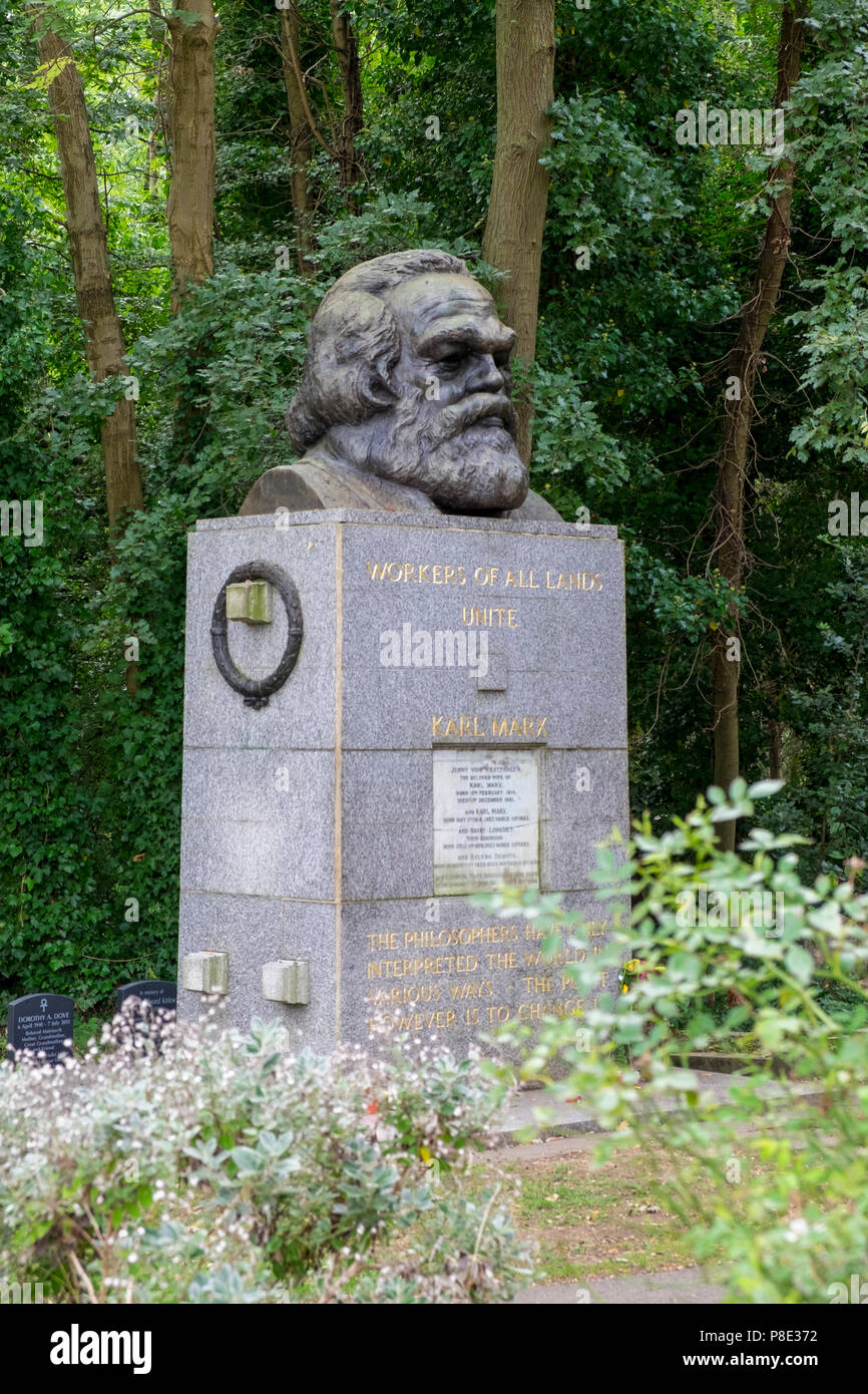 Karl marx grave hi-res stock photography and images - Alamy