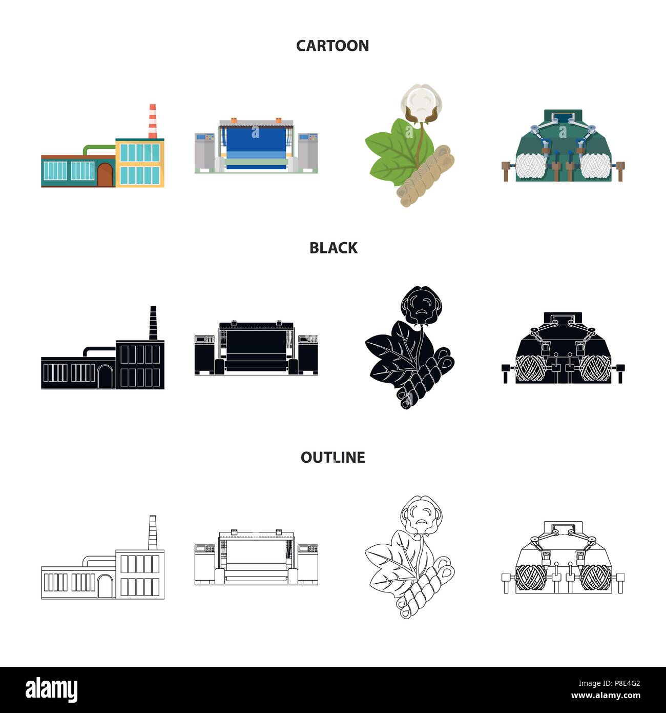 Aggregate industry Stock Vector Images - Alamy