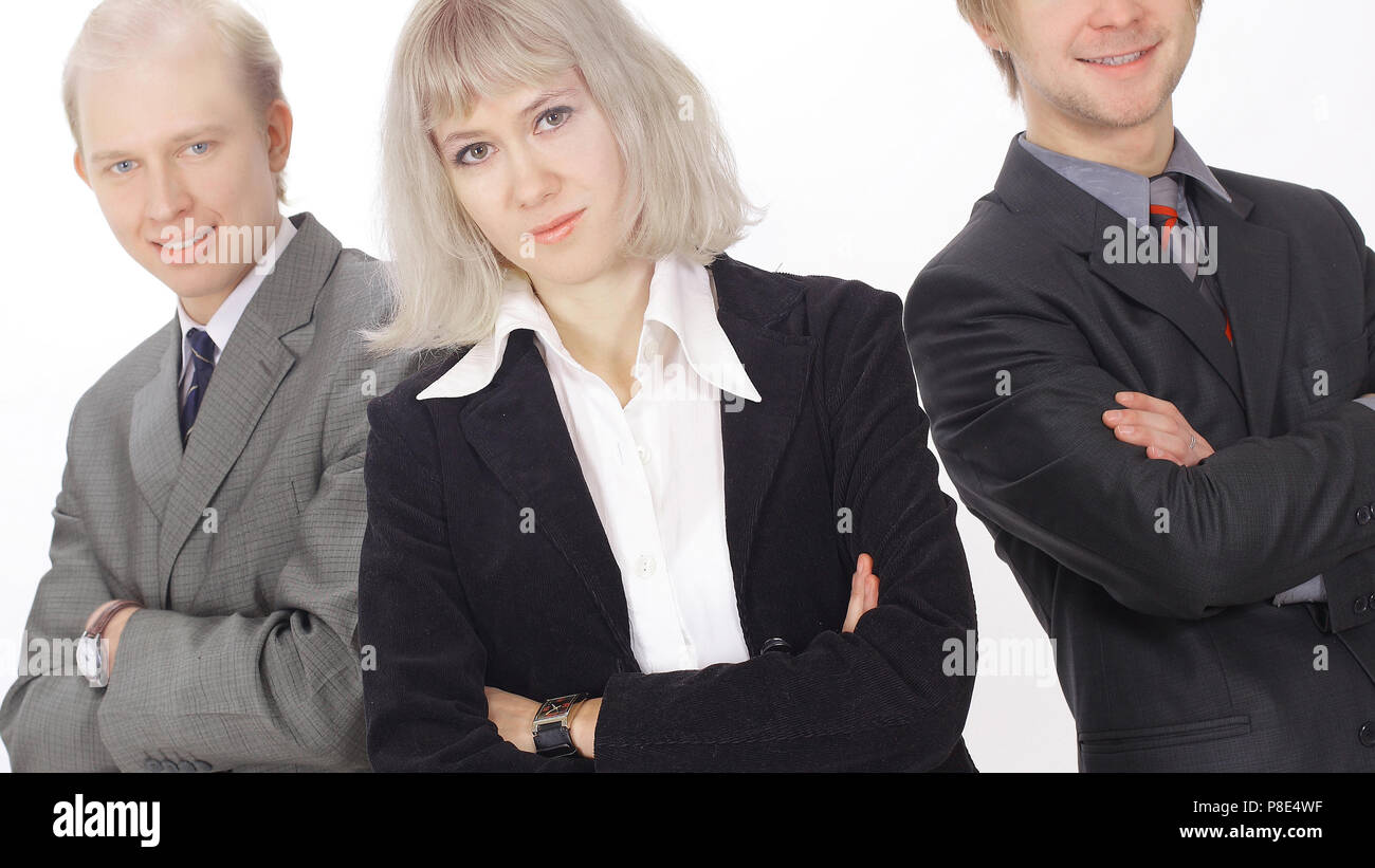 group of successful business people.isolated on white Stock Photo - Alamy