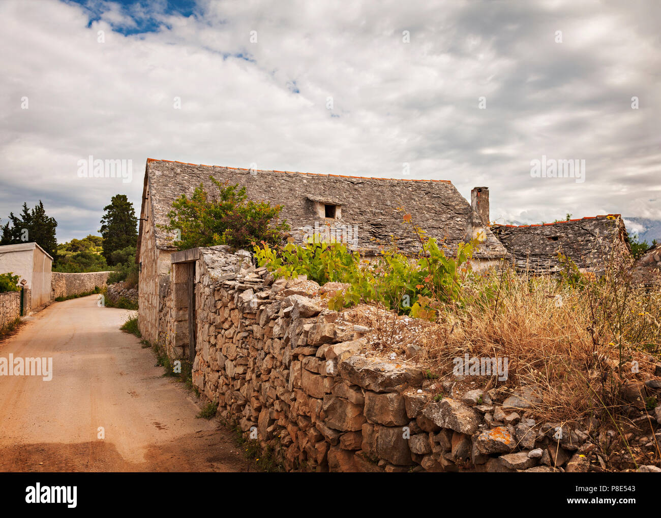 Sumartin town brac island croatia hi-res stock photography and images ...