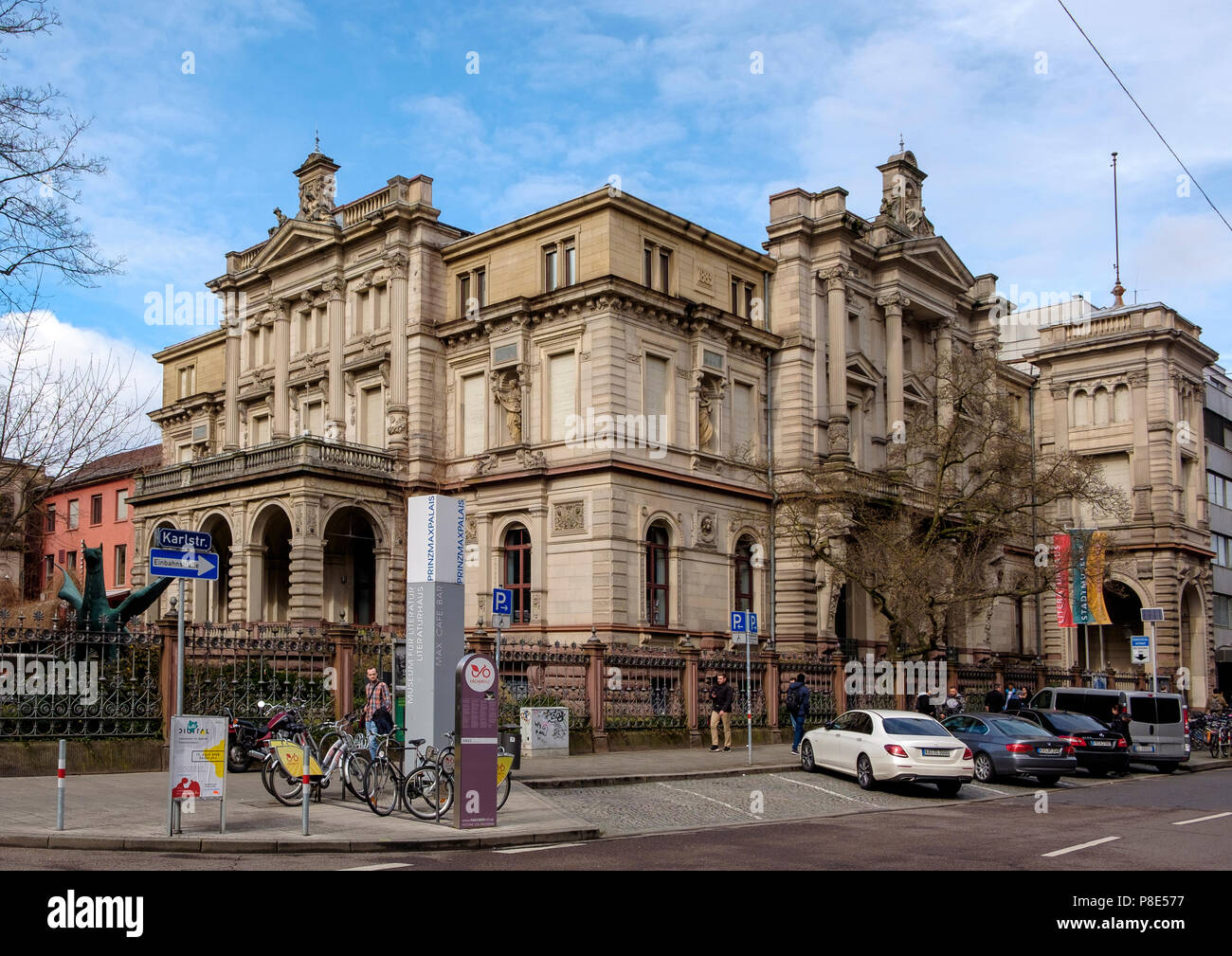 The Museum of Literature in Prinz-Max-Palais, Karlsruhe, Baden ...