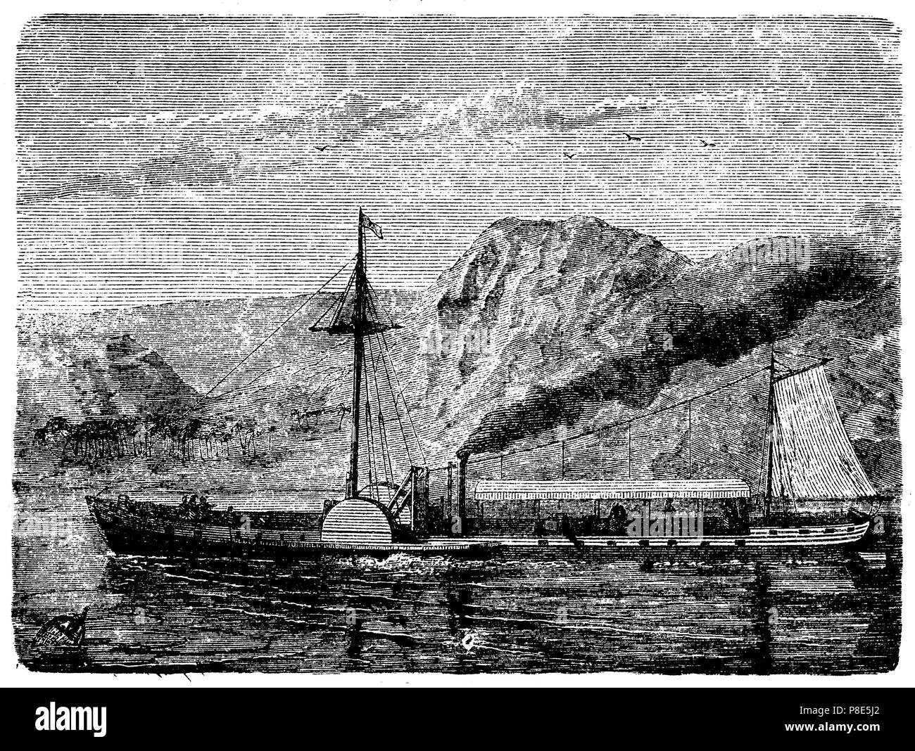 First steamship hi-res stock photography and images - Alamy