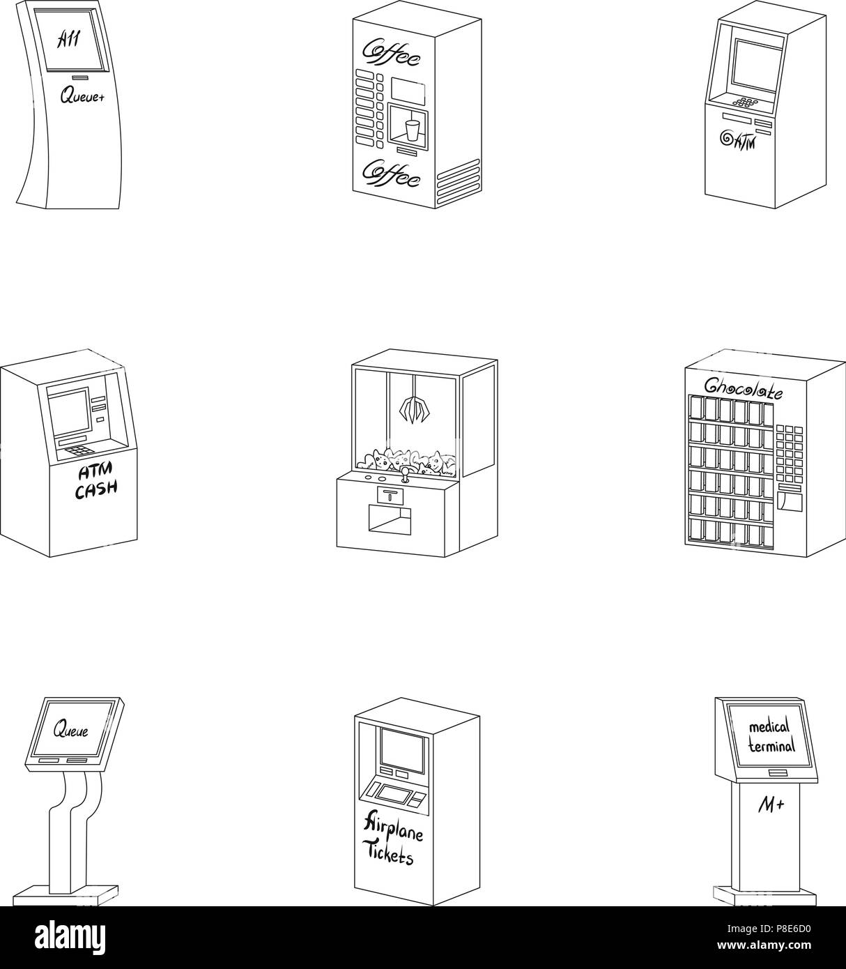 ATM, coffee machine, information apparatus and other types of terminals ...