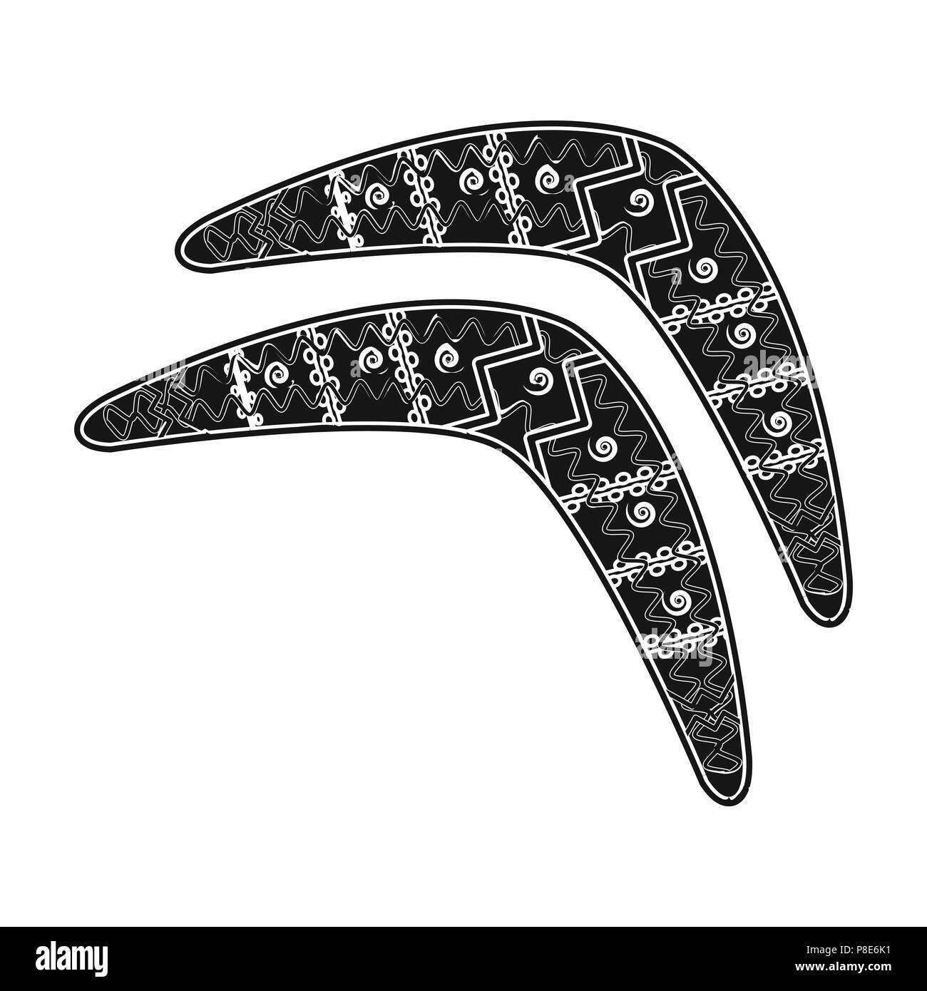 Boomerang Black and White Stock Photos & Images - Alamy