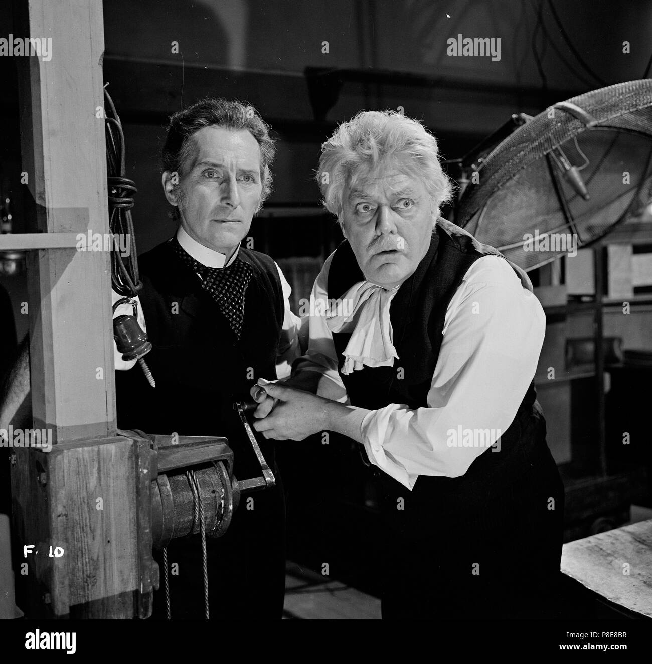 Frankenstein created woman 1967 peter cushing Black and White Stock ...