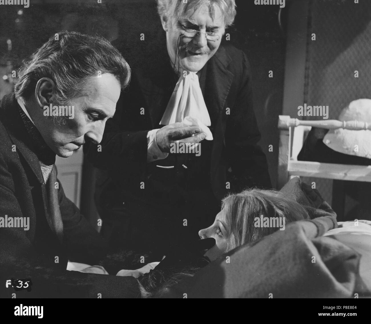 Frankenstein created woman 1967 peter cushing hi-res stock photography ...