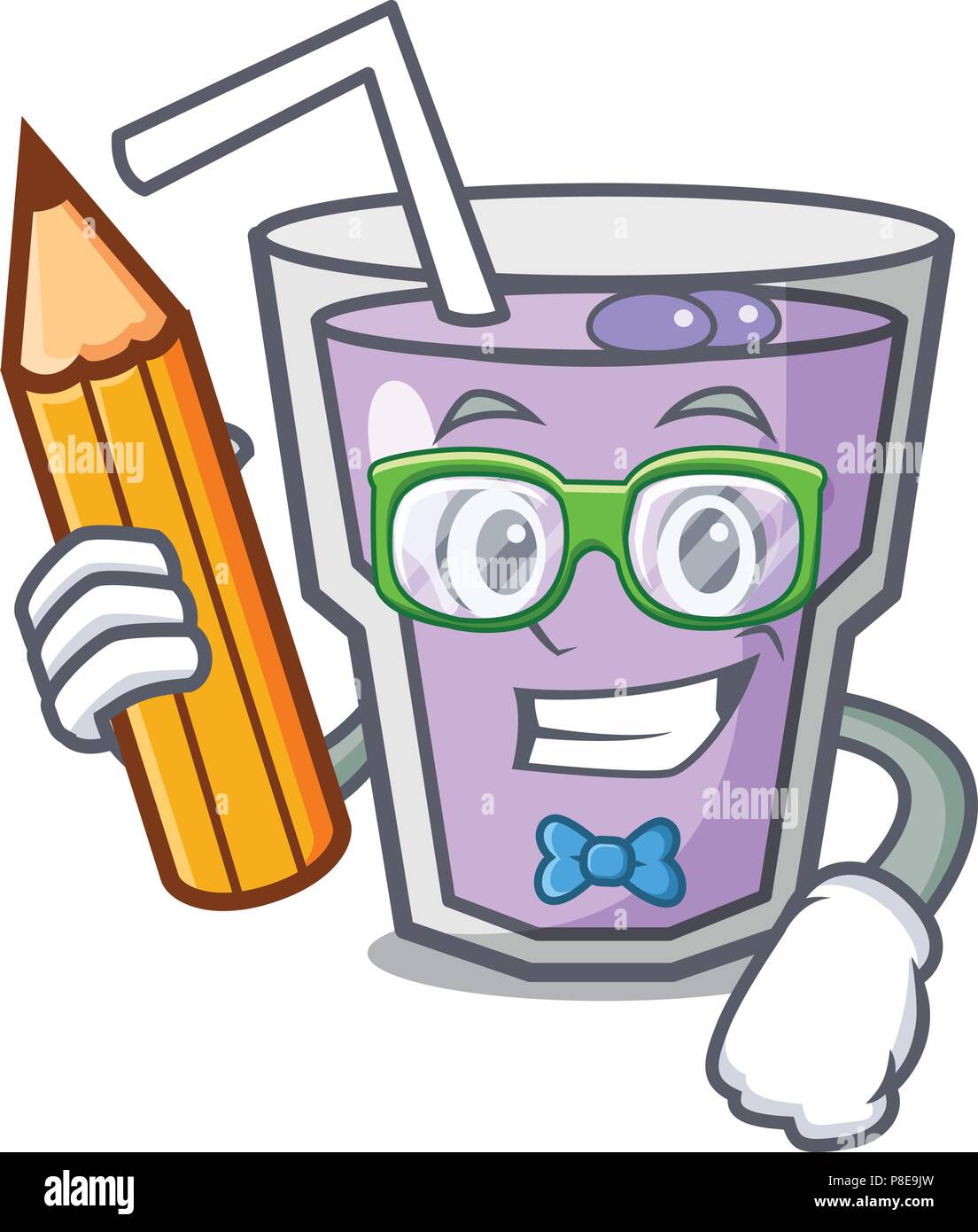 Cherry smoothie mint Stock Vector Images - Alamy