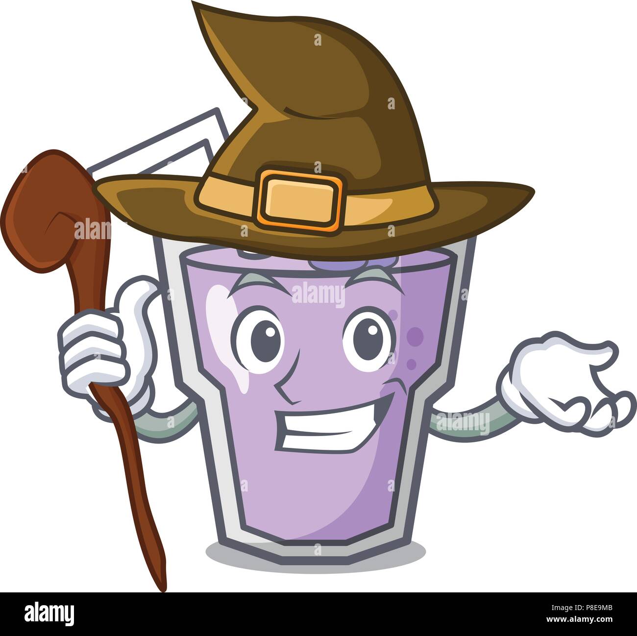 Witch berry smoothie mascot cartoon Stock Vector Image & Art - Alamy