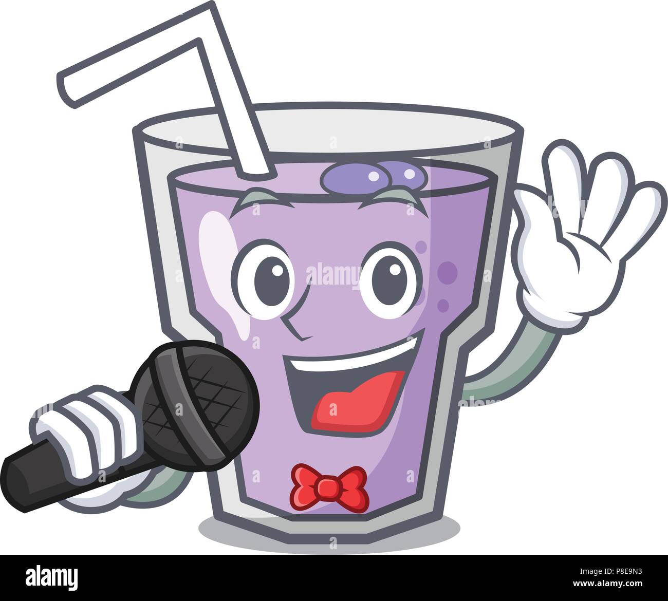 Cartoon raspberry sing hi-res stock photography and images - Alamy