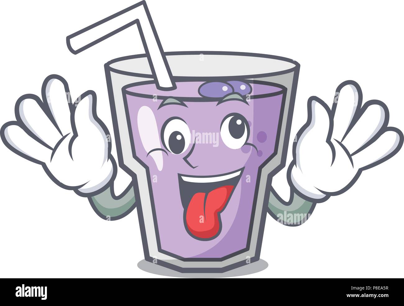 Crazy berry smoothie mascot cartoon Stock Vector Image & Art - Alamy