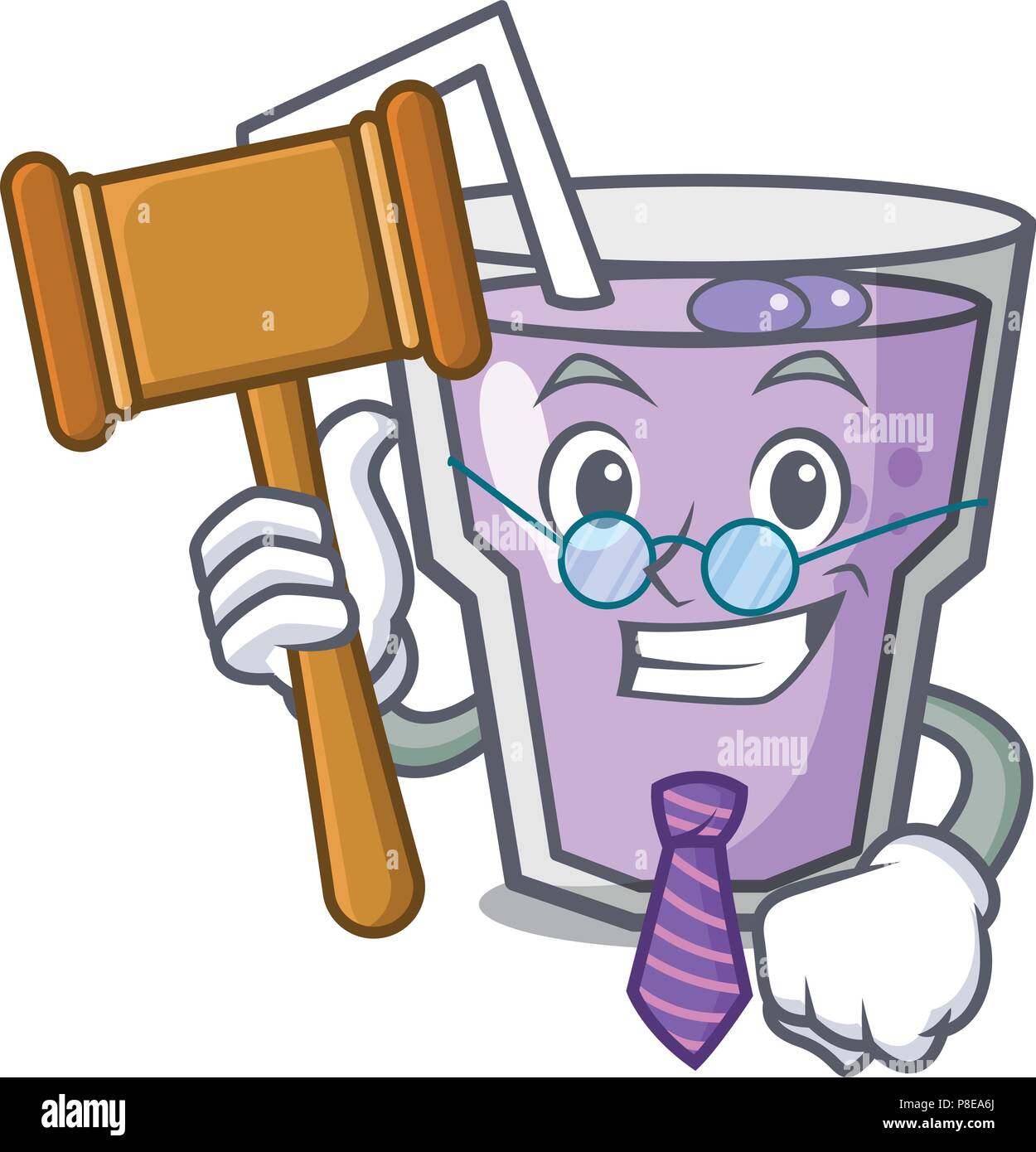 Judge berry smoothie mascot cartoon Stock Vector Image & Art - Alamy