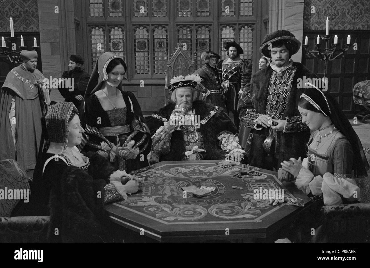 Henry VIII and his 6 wives (1972) Keith Michell, Date: 1972 Stock Photo ...