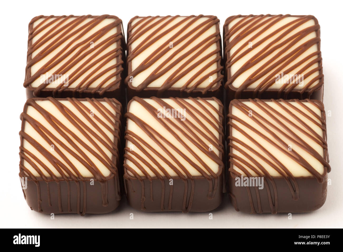 Group of chocolate sweets on a white background, isolated Stock Photo ...