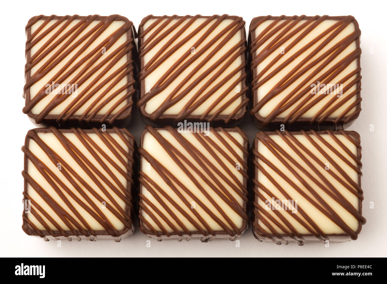 Group of chocolate sweets on a white background, isolated Stock Photo ...