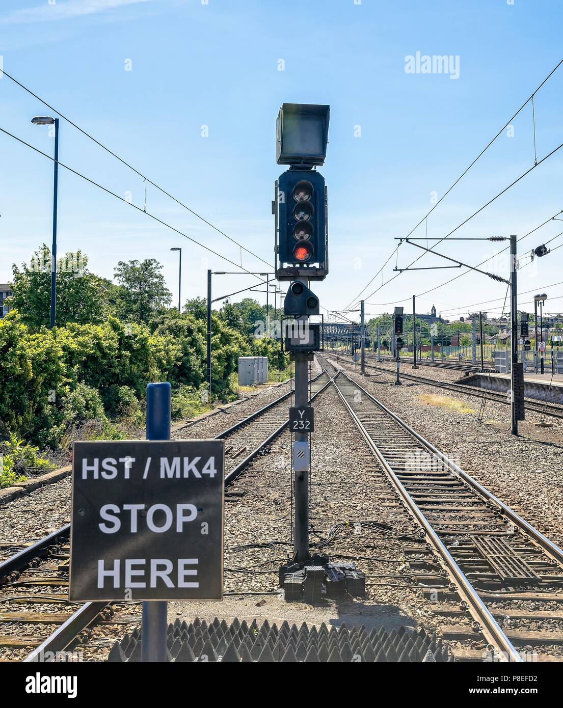 Platform Warning Sign High Resolution Stock Photography and Images - Alamy
