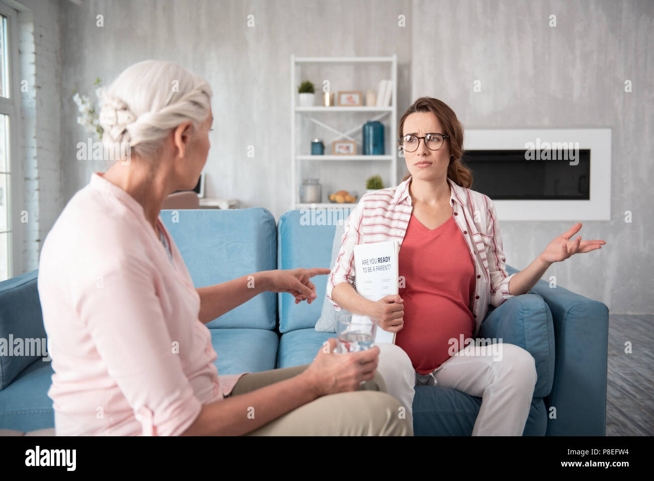 Disturbed woman hi-res stock photography and images - Alamy