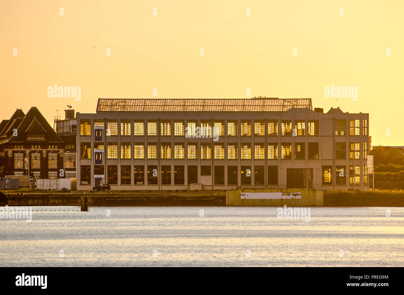 Vlissingen (Flushing), The Netherlands, July 2, 2018: evening view ...