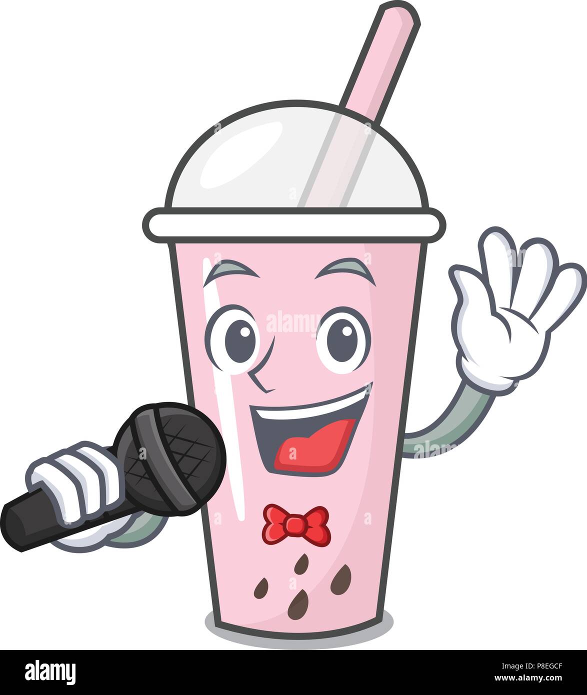 Cartoon raspberry sing hi-res stock photography and images - Alamy