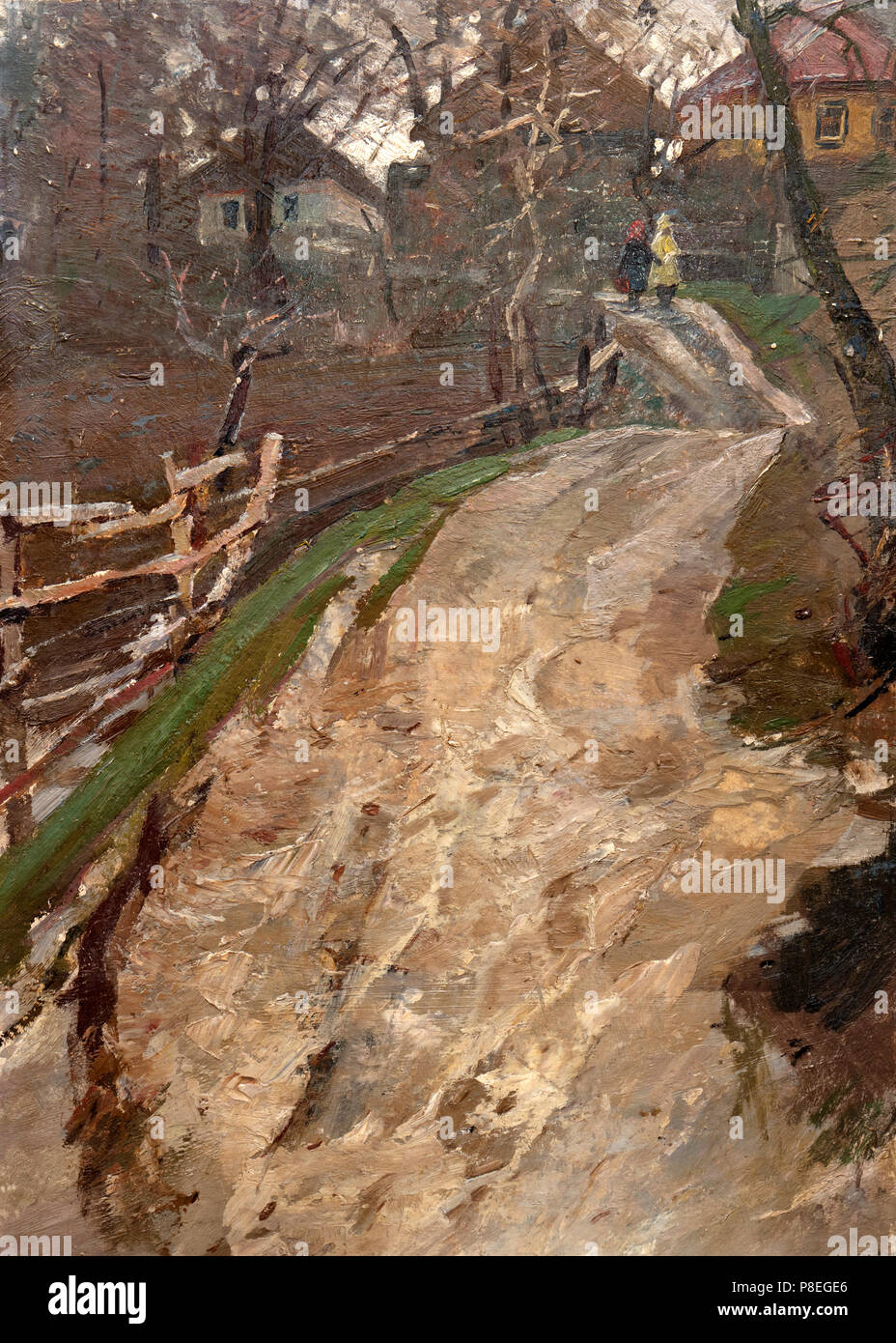 landscape, oil painting, hand made Stock Photo - Alamy