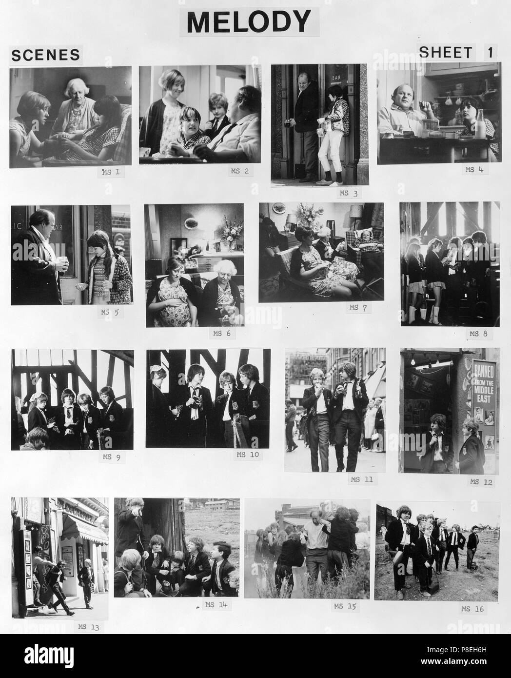 Melody (1971) Publicity Information, Date: 1971 Stock Photo - Alamy