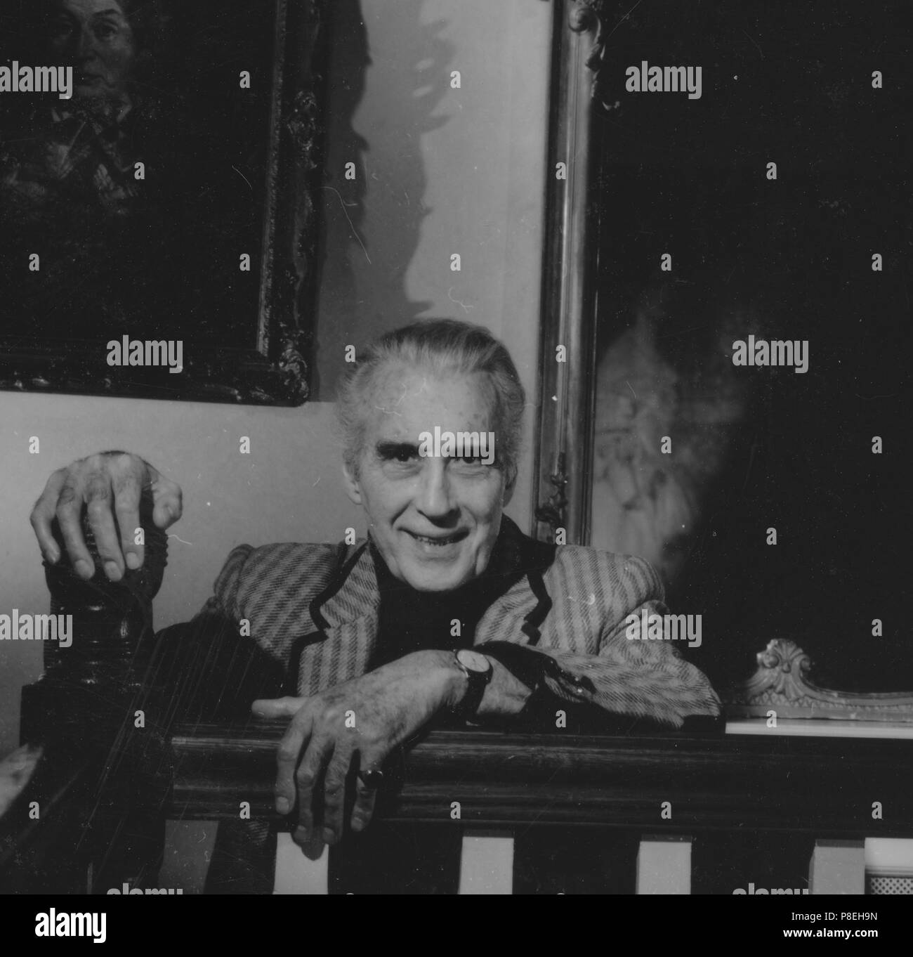 The many faces of christopher lee 1996 christopher lee hi-res stock ...