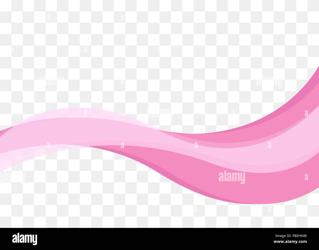Smooth pink wave Stock Vector Image & Art - Alamy