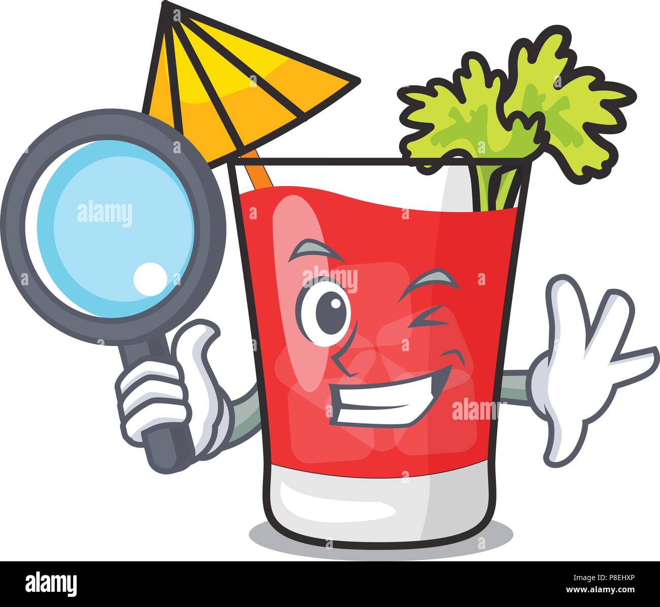 Detective bloody mary character cartoon Stock Vector Image & Art - Alamy