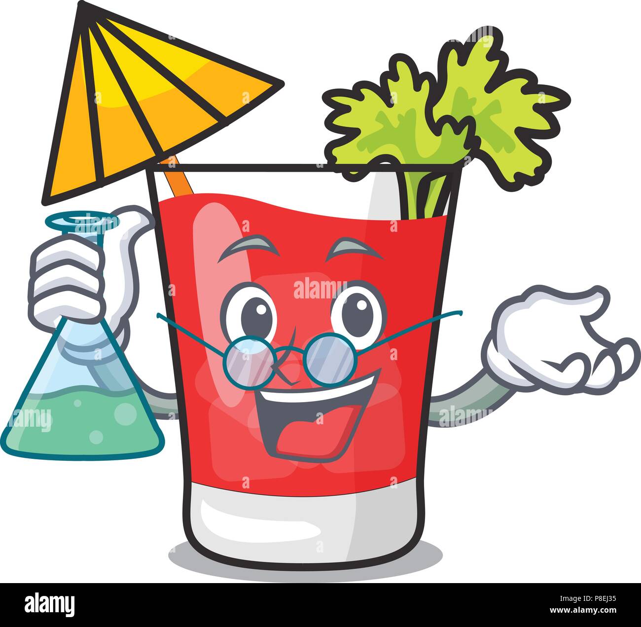 Professor bloody mary character cartoon Stock Vector Image & Art - Alamy