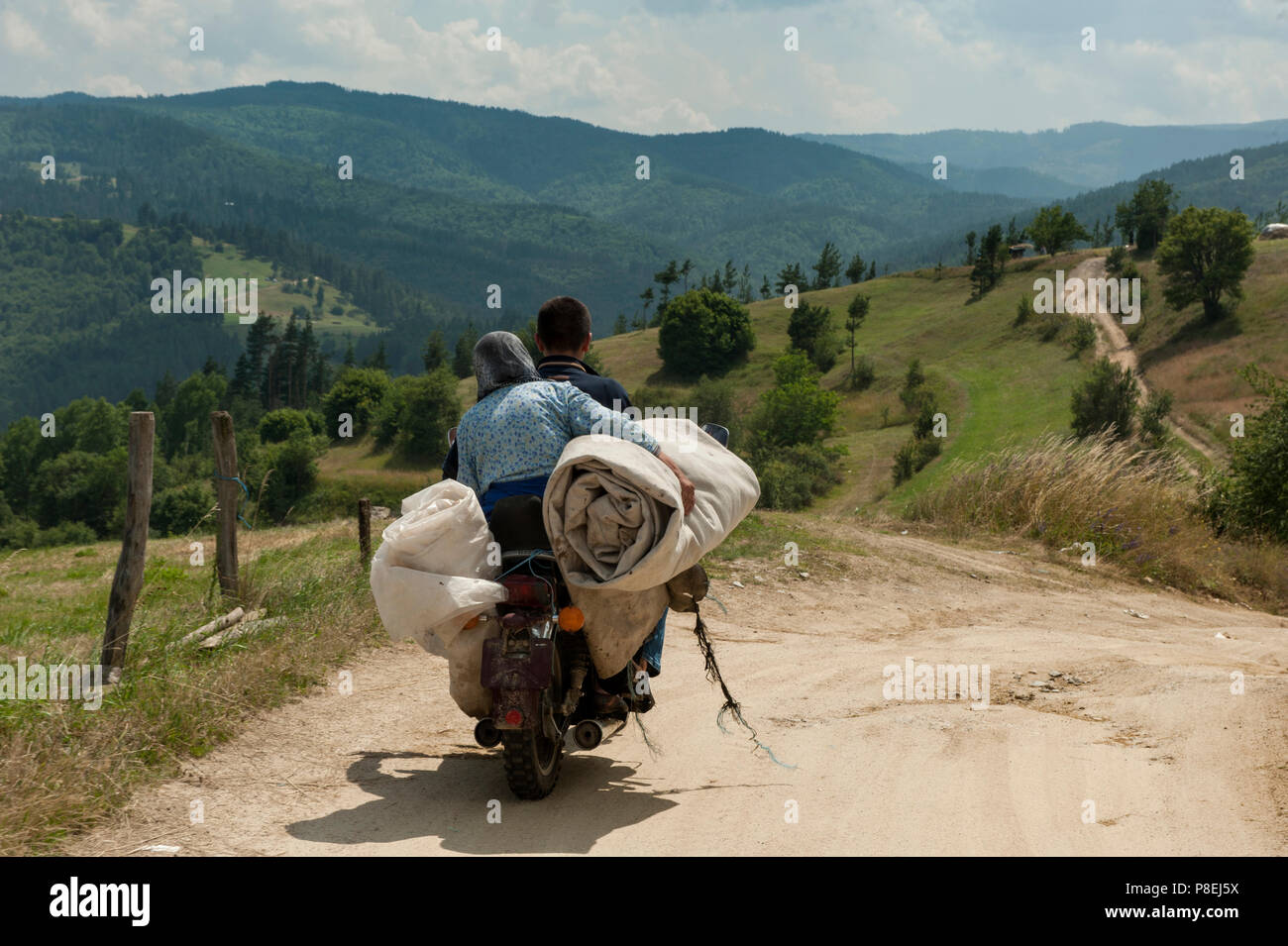 Rural Life In The Bulgarian Countryside Stock Photo - Alamy