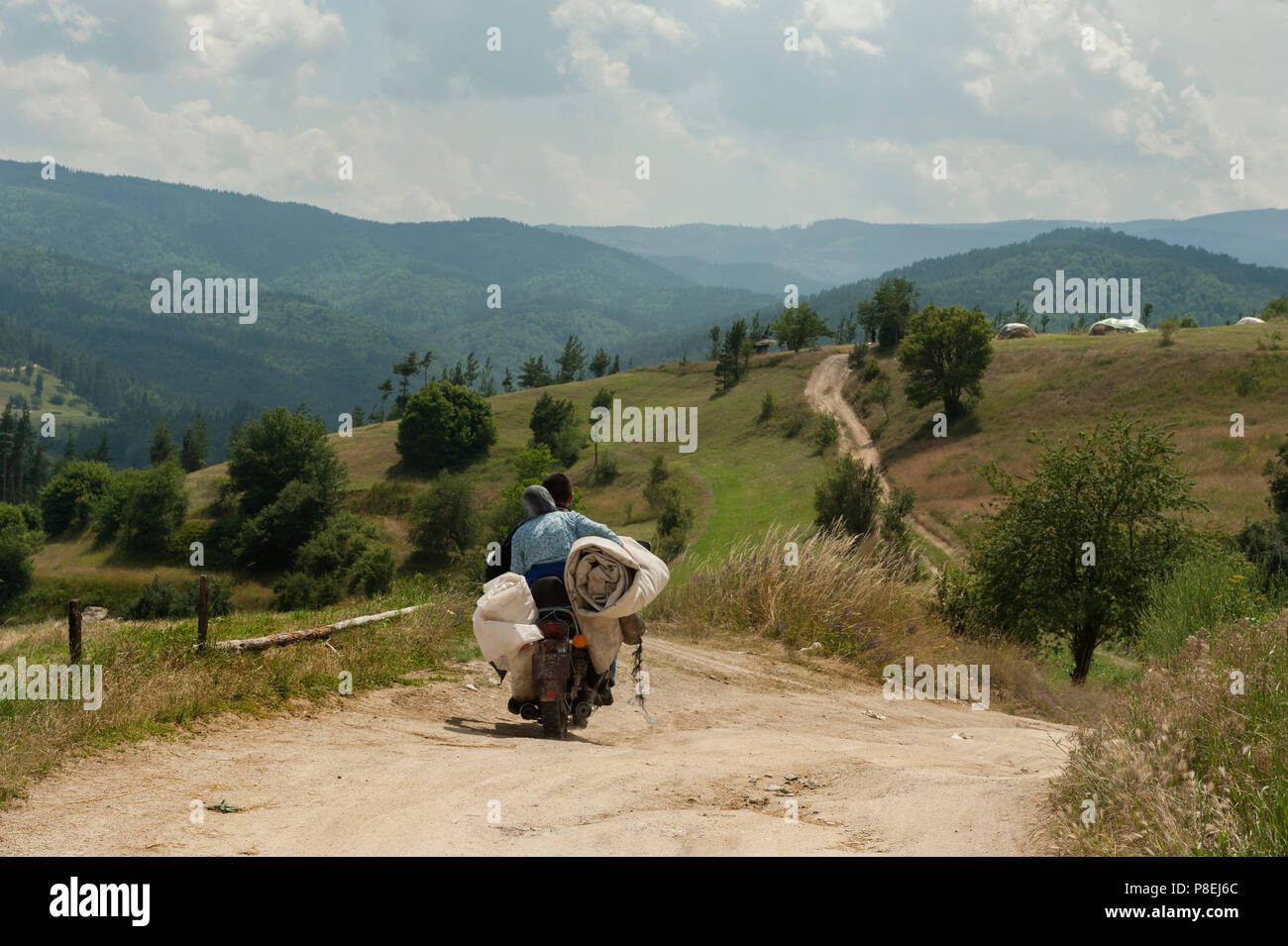 Rural Life In The Bulgarian Countryside Stock Photo - Alamy