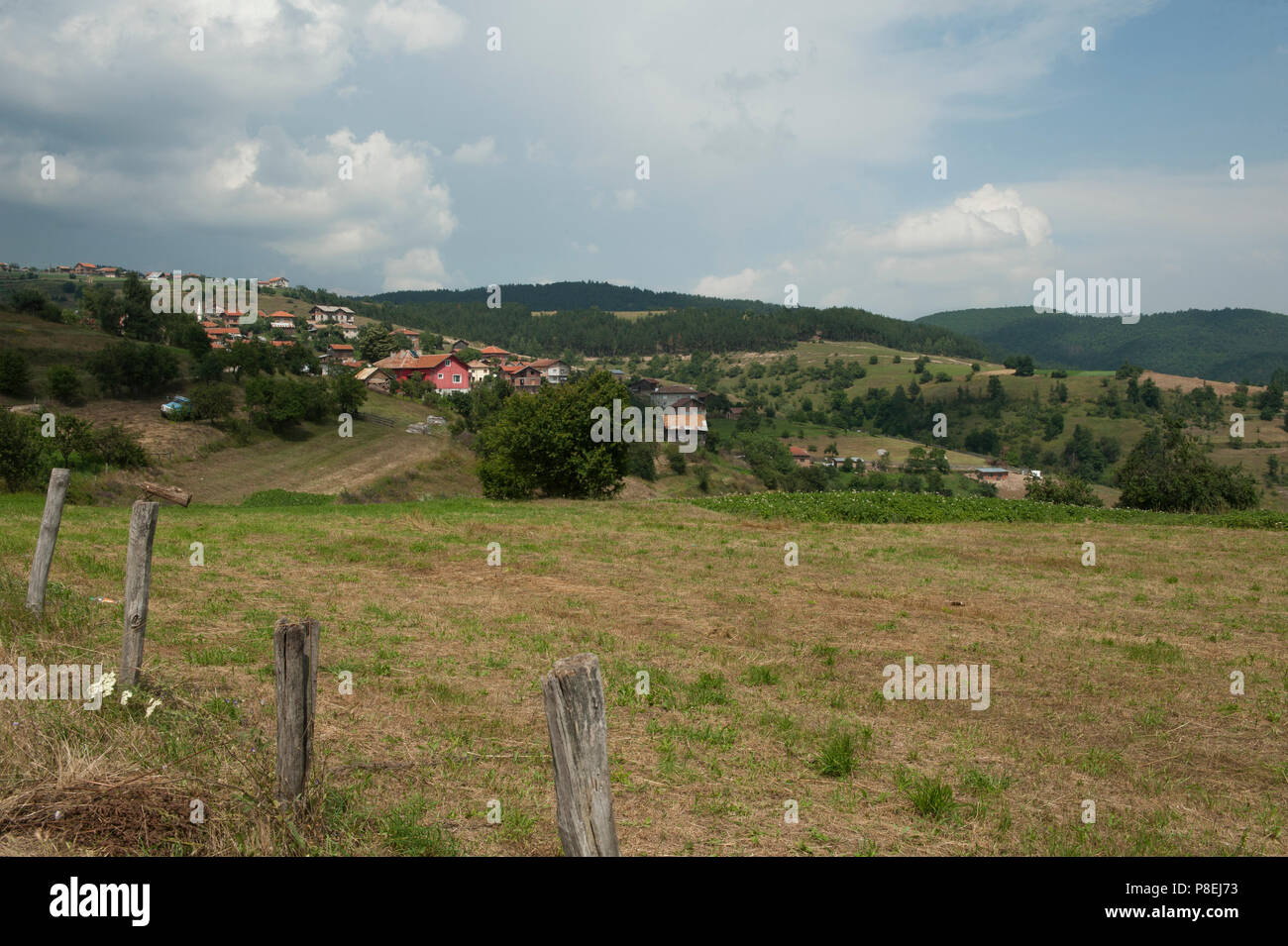 Rural Life In The Bulgarian Countryside Stock Photo - Alamy
