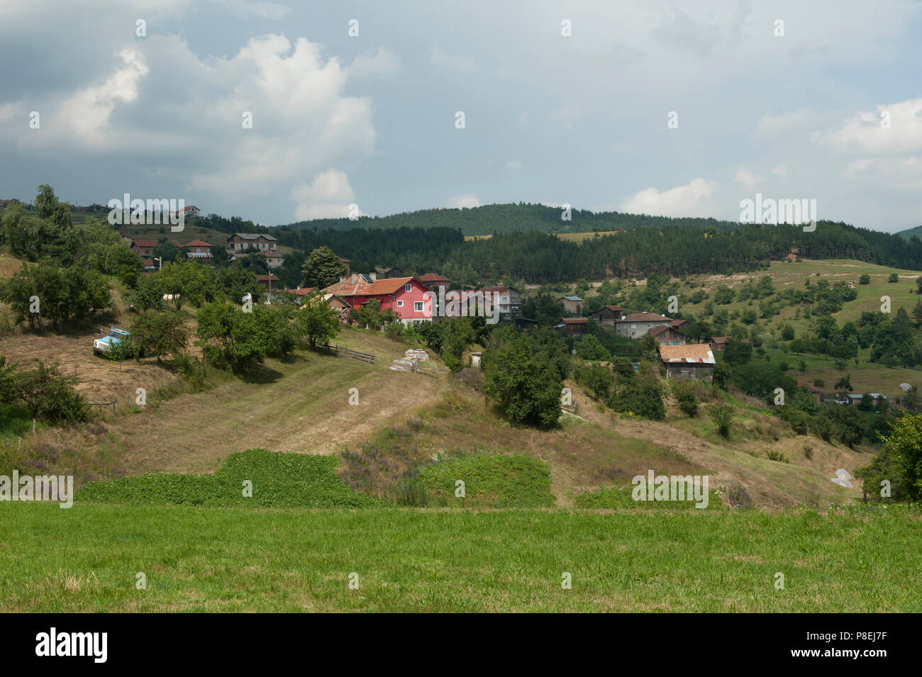 Rural Life In The Bulgarian Countryside Stock Photo - Alamy