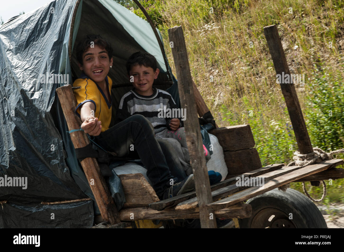 Rural Life In The Bulgarian Countryside Stock Photo - Alamy