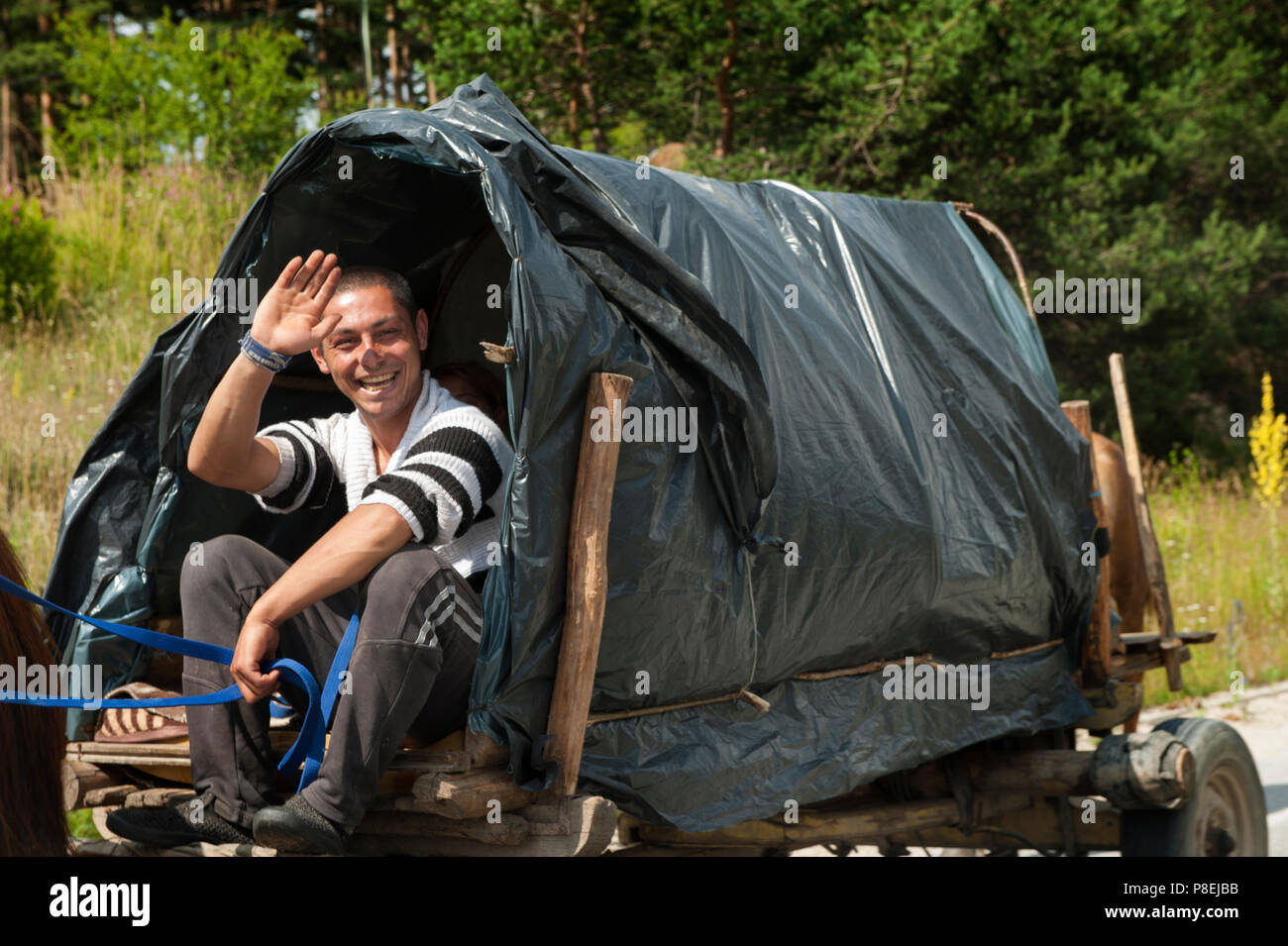 Rural Life In The Bulgarian Countryside Stock Photo - Alamy