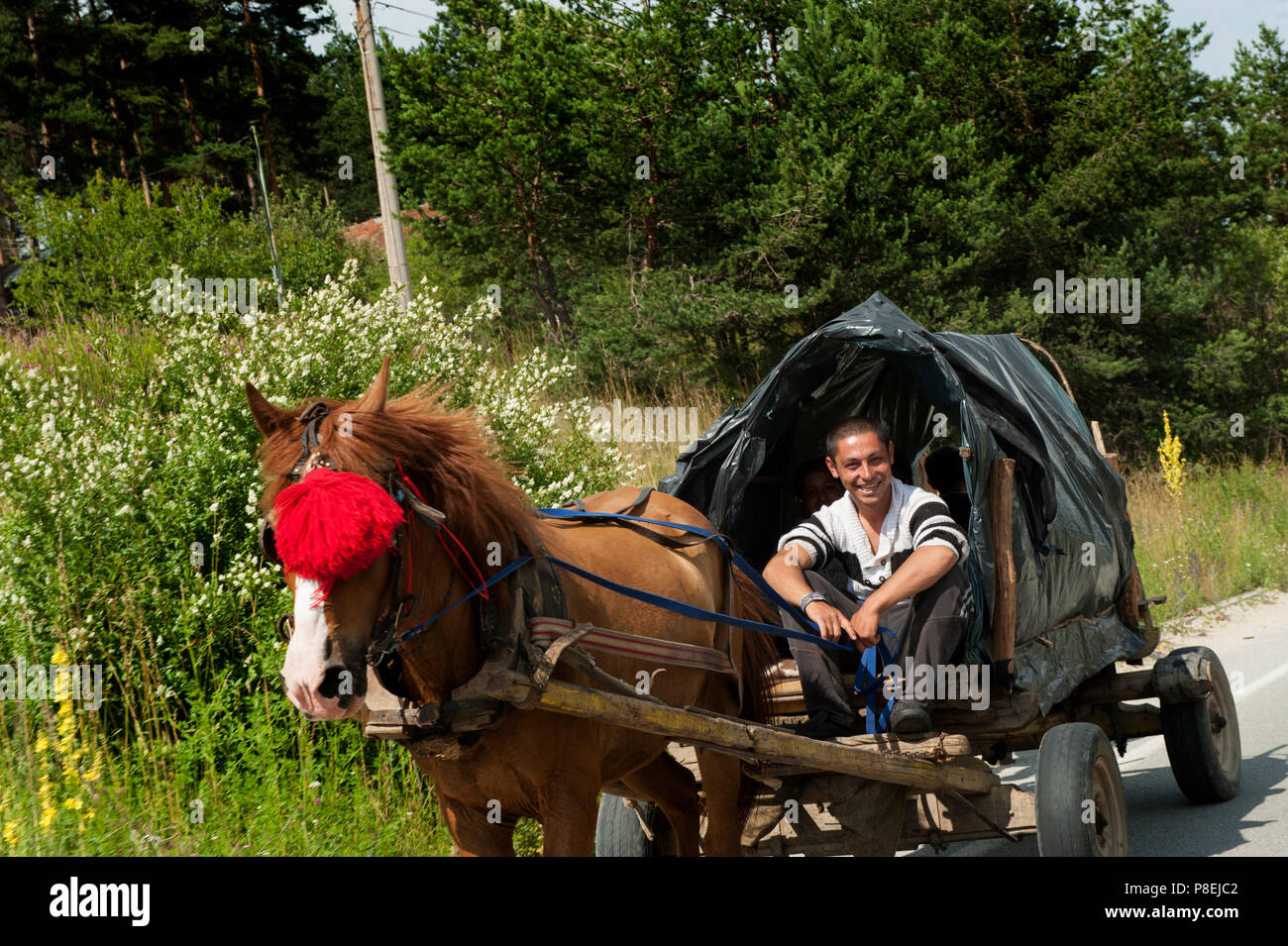 Rural Life In The Bulgarian Countryside Stock Photo - Alamy