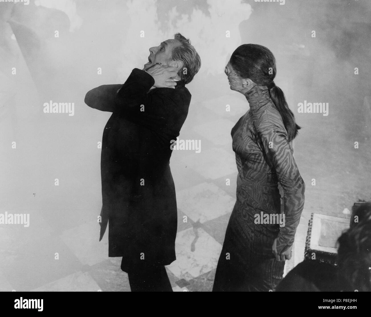 The Reptile (1966) Noel Willman, Jacqueline Pearce, Date: 1966 Stock ...