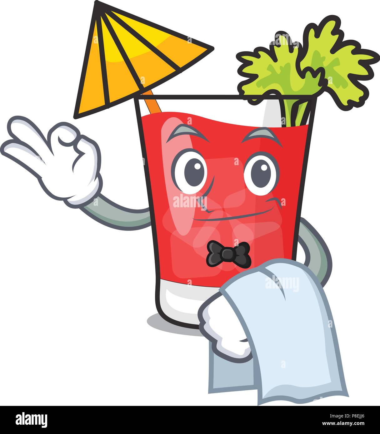 Bloody towel Stock Vector Images - Alamy