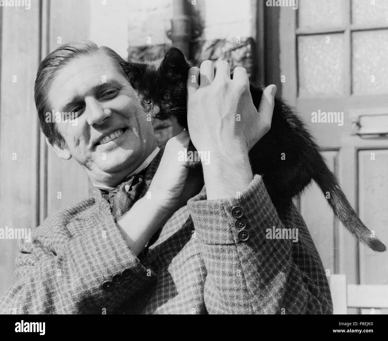 The Reptile (1966) Ray Barrett, Katy the Kitten, Date: 1966 Stock Photo ...
