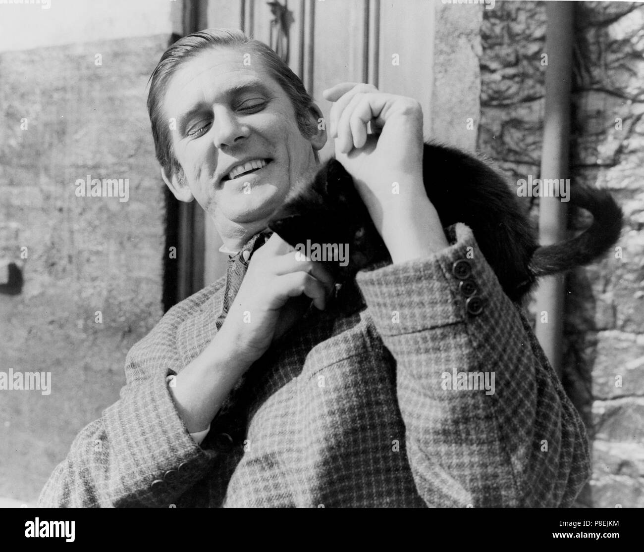 The Reptile (1966) Ray Barrett, Katy the Kitten, Date: 1966 Stock Photo ...