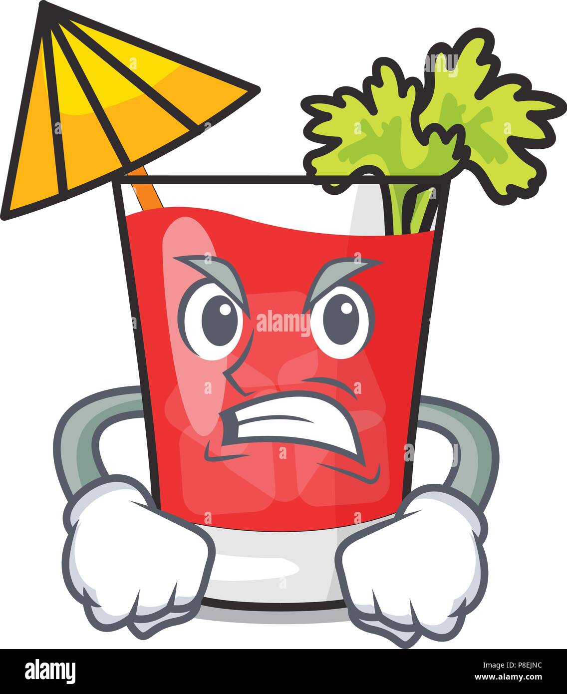 Angry bloody mary mascot cartoon Stock Vector Image & Art - Alamy