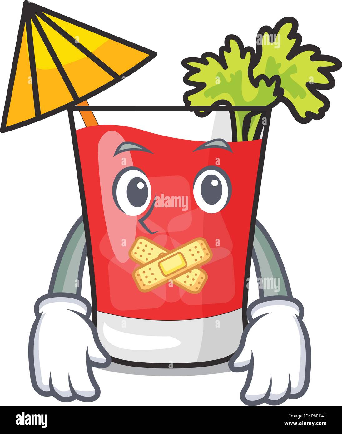 Silent bloody mary mascot cartoon Stock Vector Image & Art - Alamy