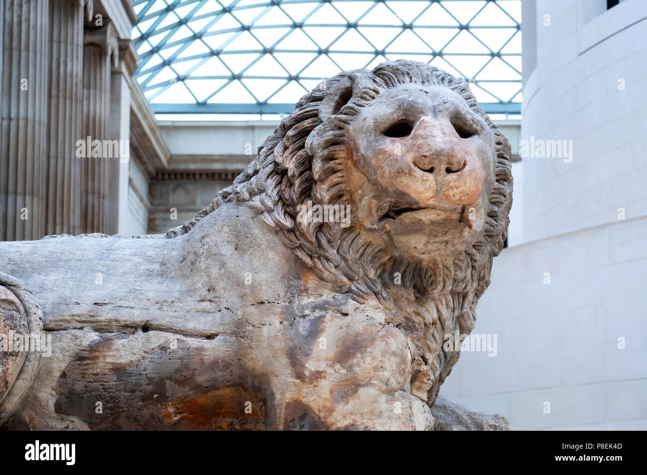 LONDON, UNITED KINGDOM - MAY 12 2018: Sculpture at British Museum - a ...