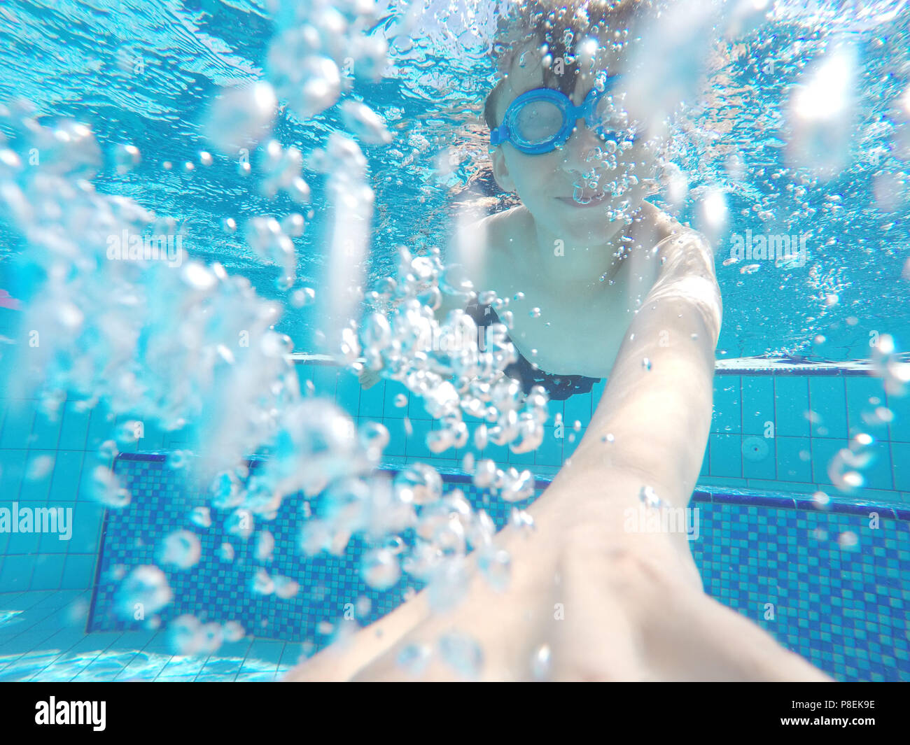 Underwater pool view hi-res stock photography and images - Alamy