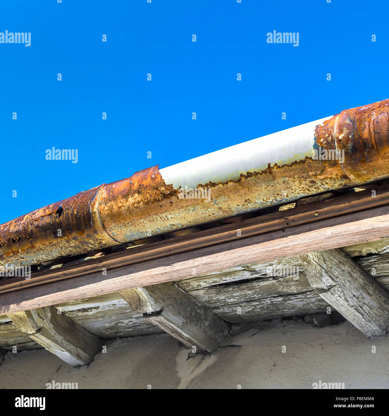 Metal roof damage hi-res stock photography and images - Alamy