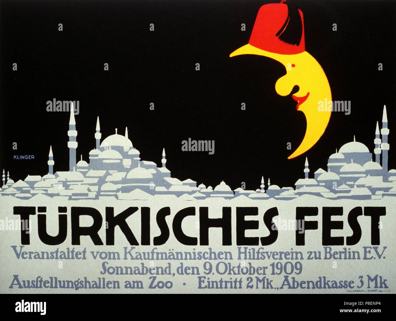 Turkish Festival (Poster). Museum: PRIVATE COLLECTION Stock Photo - Alamy